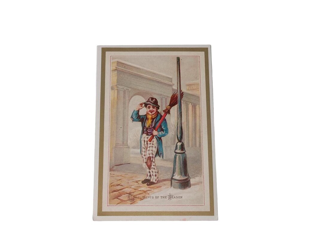 Vintage Hobo Christmas Greeting Card, Postcard, Rare Card, Trade Card ...