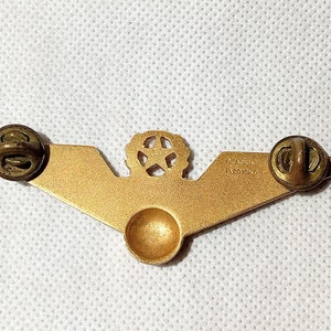 Rare TWA Gold Filled Tone Captain Wings Pin/ Badge, Blackinton 1/20 10K ...