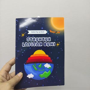 Earth Layers Pop-up Book | Educational Craft Template (PDF) - Etsy