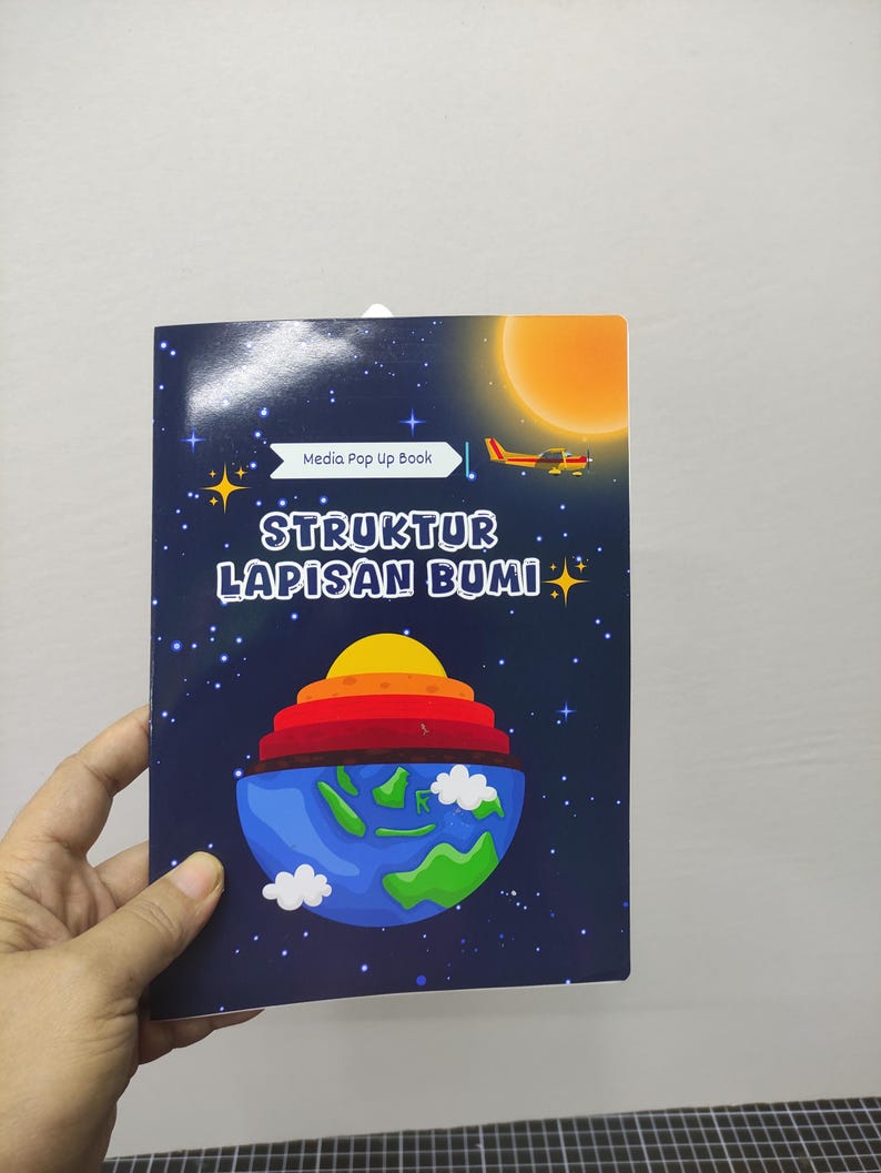 Earth Layers Pop-up Book | Educational Craft Template (PDF) - Etsy