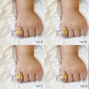Custom Crown Baby Gold Ring 24K 0.999pure 1g, 1.875g, 3.75g | Dol Ring ...