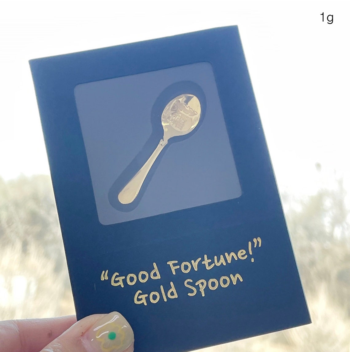 Pure Gold Spoon 24K 0.999 Pure 3.75g 한돈 1.875g 1g 24K Gold - Etsy