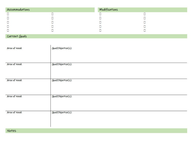 IEP Organizer - Etsy