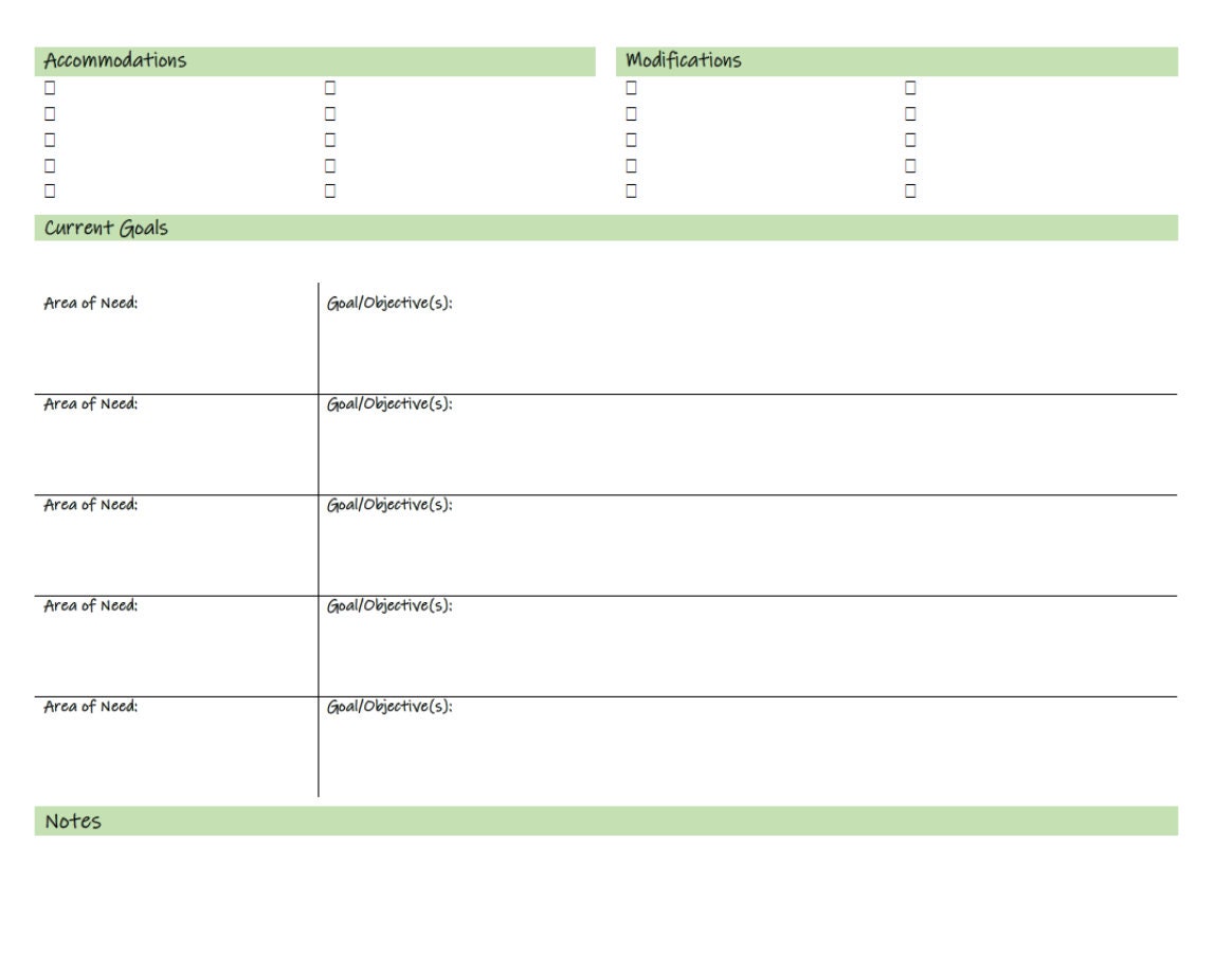 IEP Organizer - Etsy