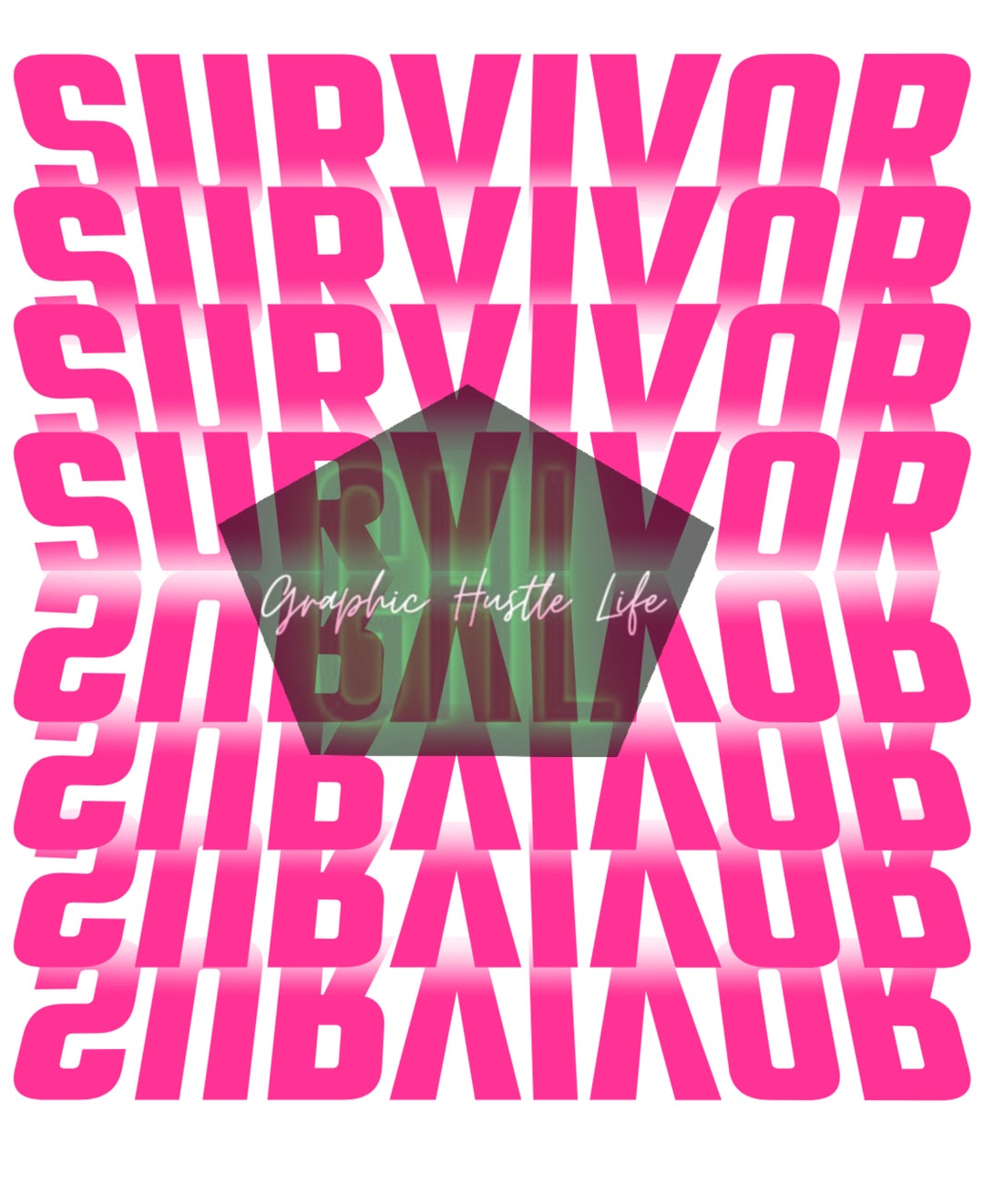 Survivor Flip Effect Png Flip Effect Png Flip Effect Template Breast Cancer Sublimation