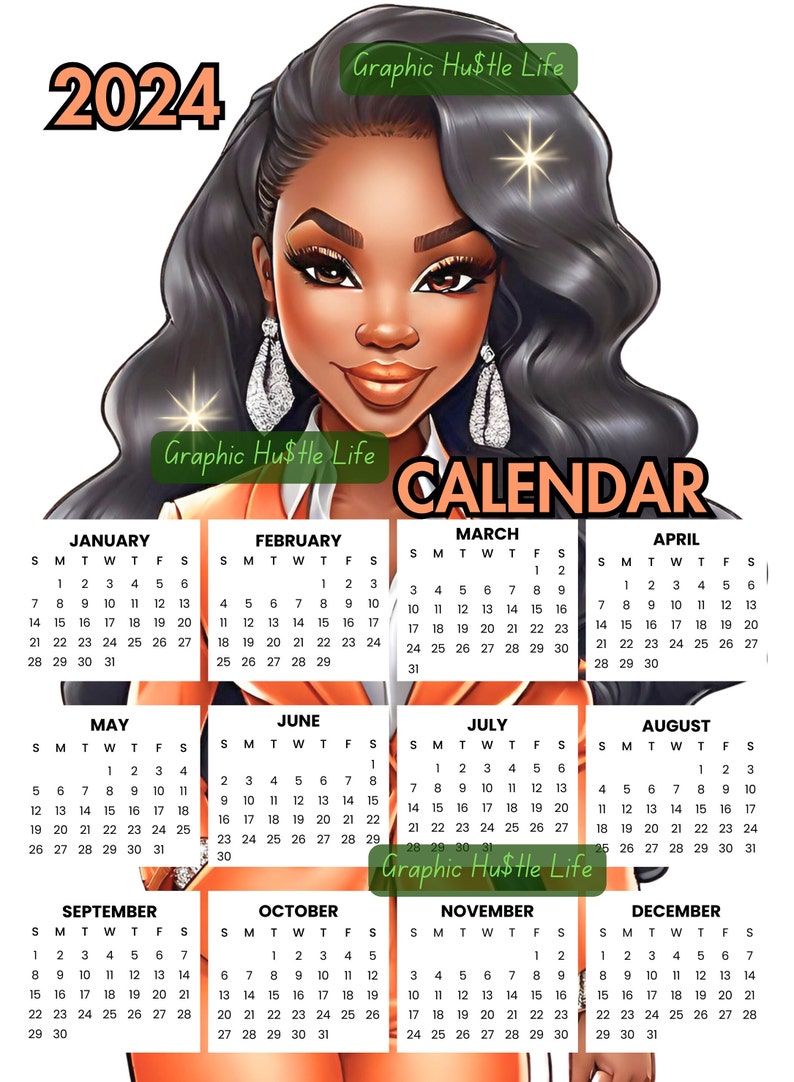 2024 Calendar Black Artist Awards - Elna Noelyn 2024 Calendar Black Artist Awards - Elna Noelyn