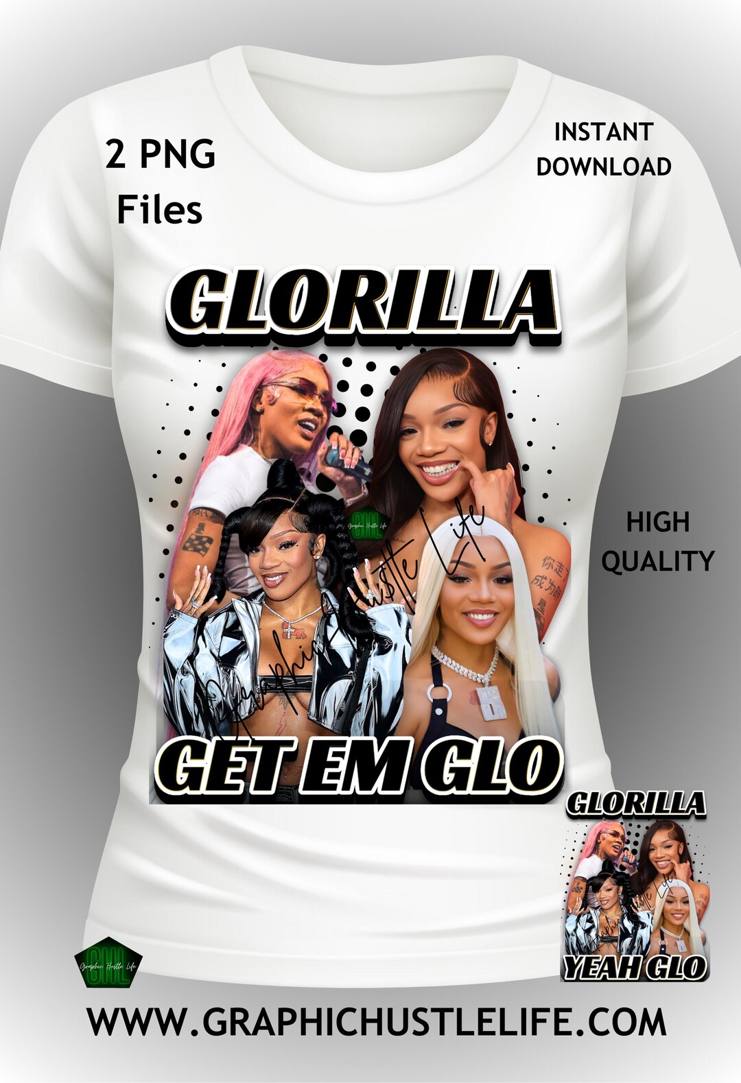 Glo Rapper Png, Yeah Glo Png, Get Em Glo Png, Glo Bootleg Design Png ...