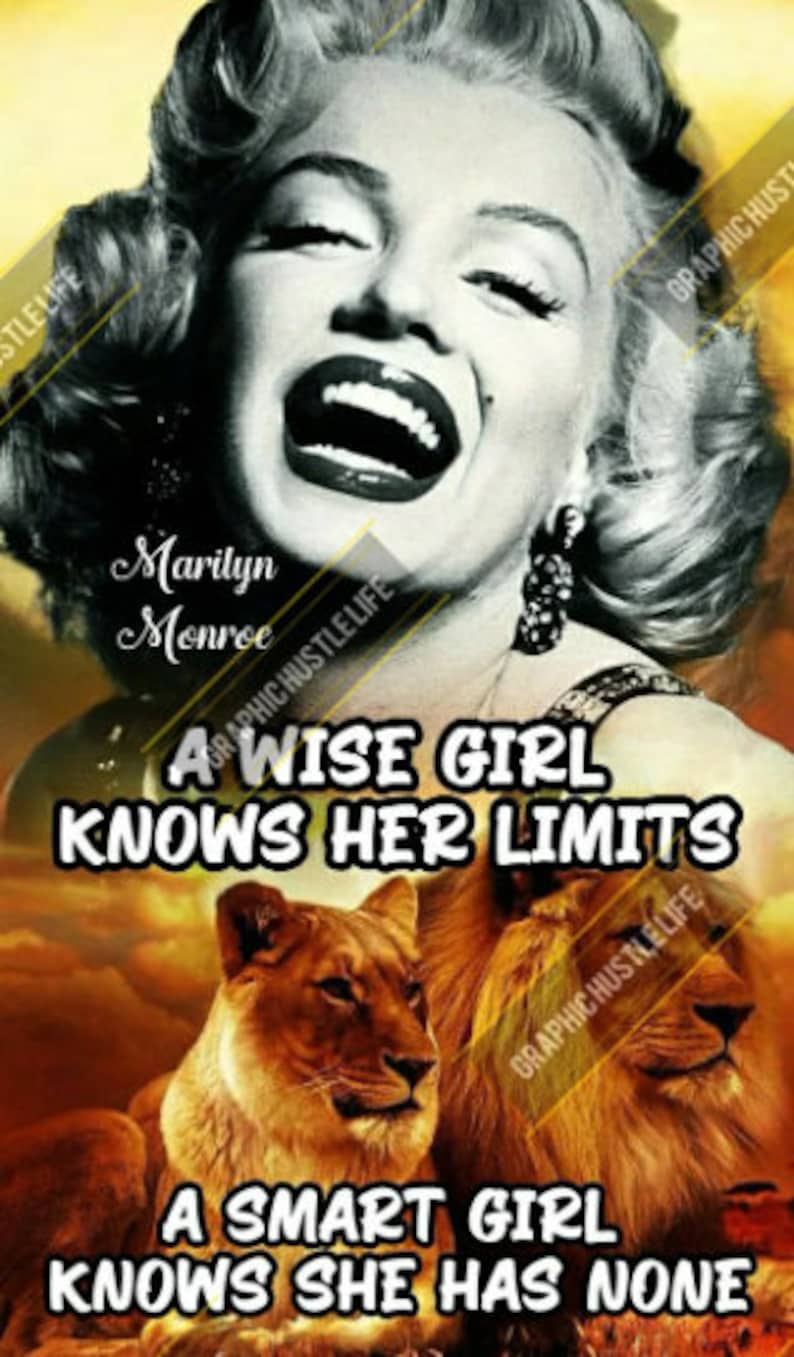 Marilyn M. Quote Digital,jpg - Etsy