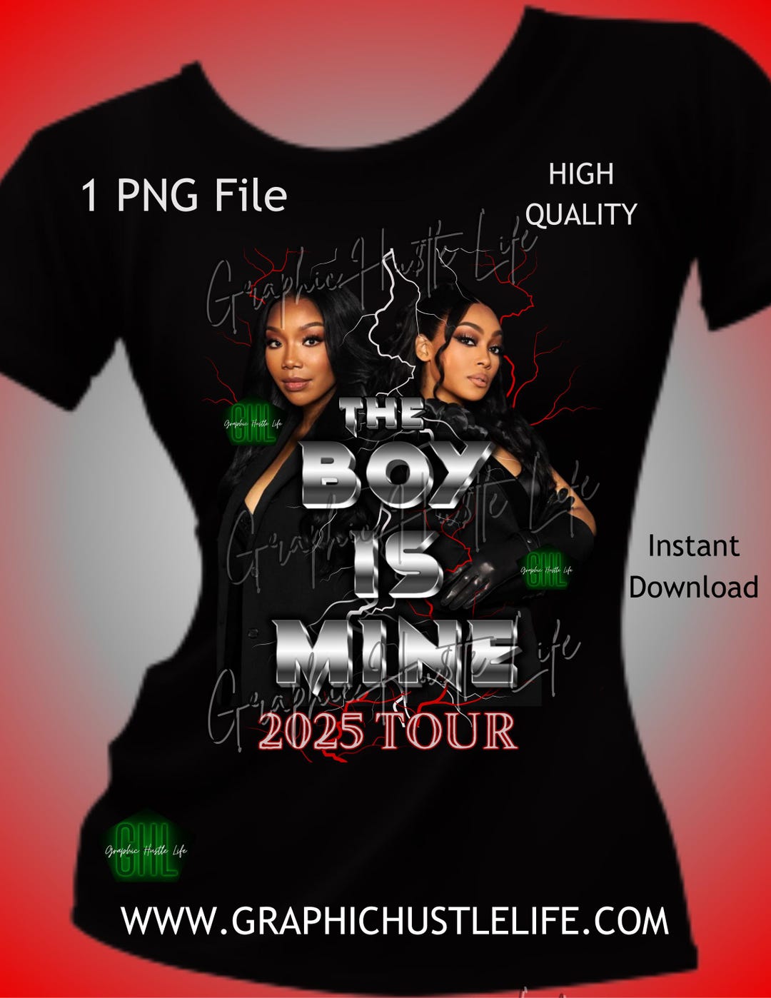 The Boy is Mine Tour 2025 Bootleg Tee Design Png, the Boy is Mine Tour ...