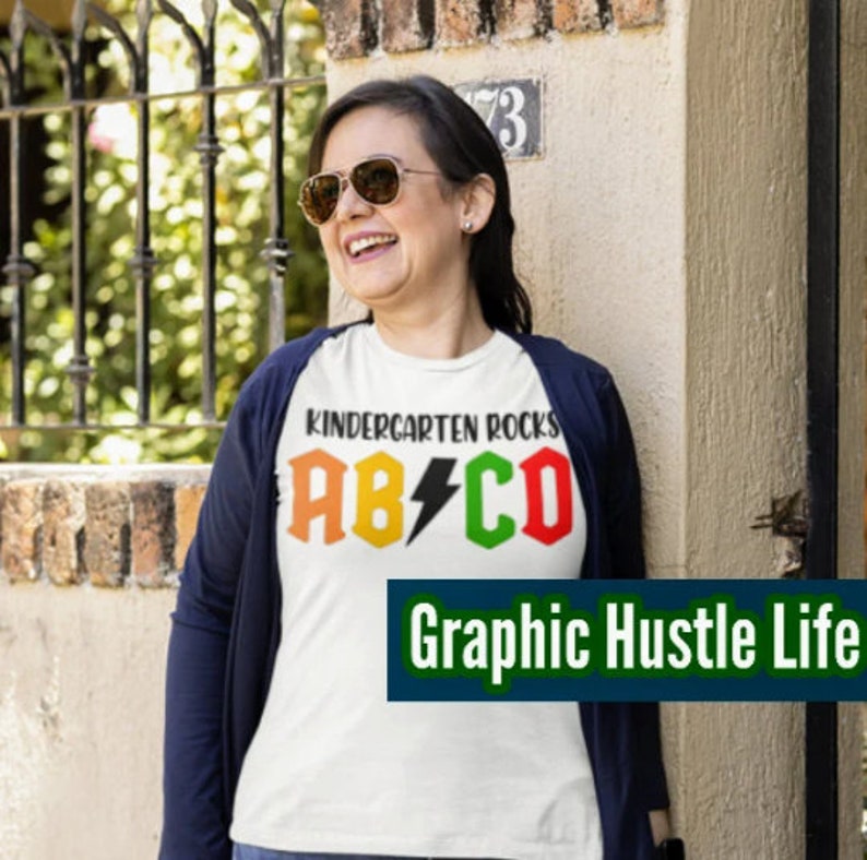 Teacher ABCD Rock Band Style,png Bundle - Etsy