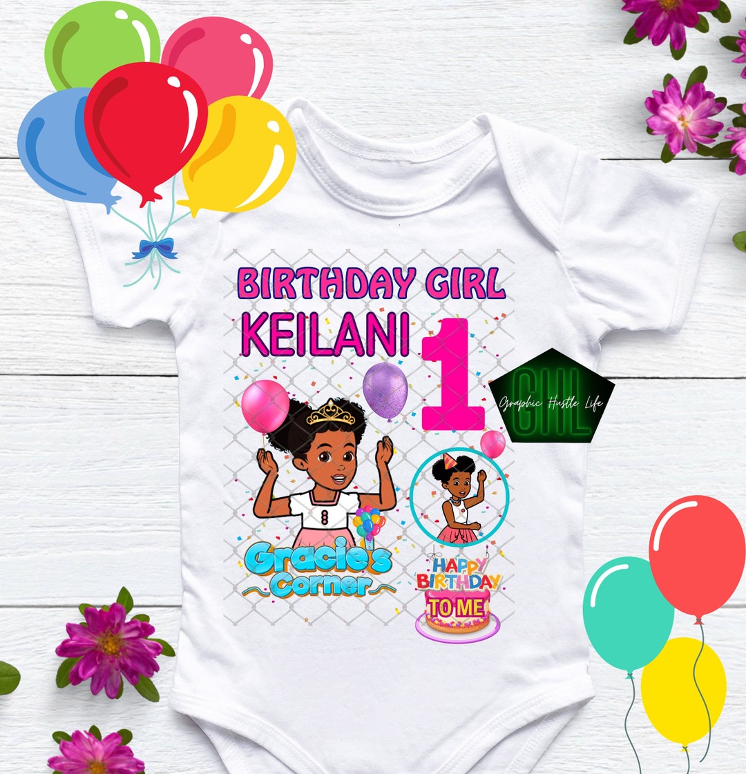 Baby Girl First Birthday Template, Sublimation, DTF Print, Girl First ...
