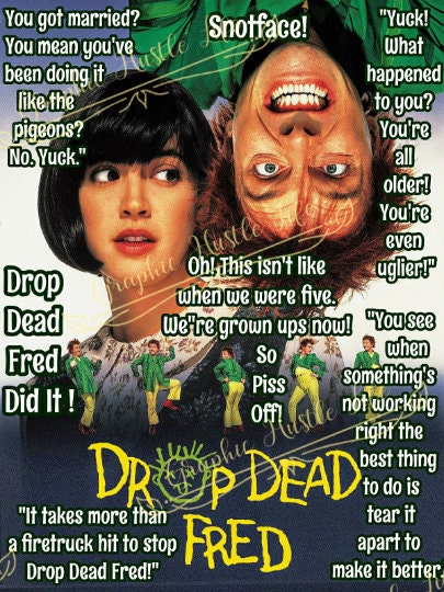 Drop Dead Fred Movie Png, Funny Movie Png, Classic Movie Png - Etsy