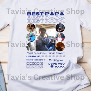 Dad Shirt Editable Template Bundle, Fathers Day Shirt Png, Fathers Day ...