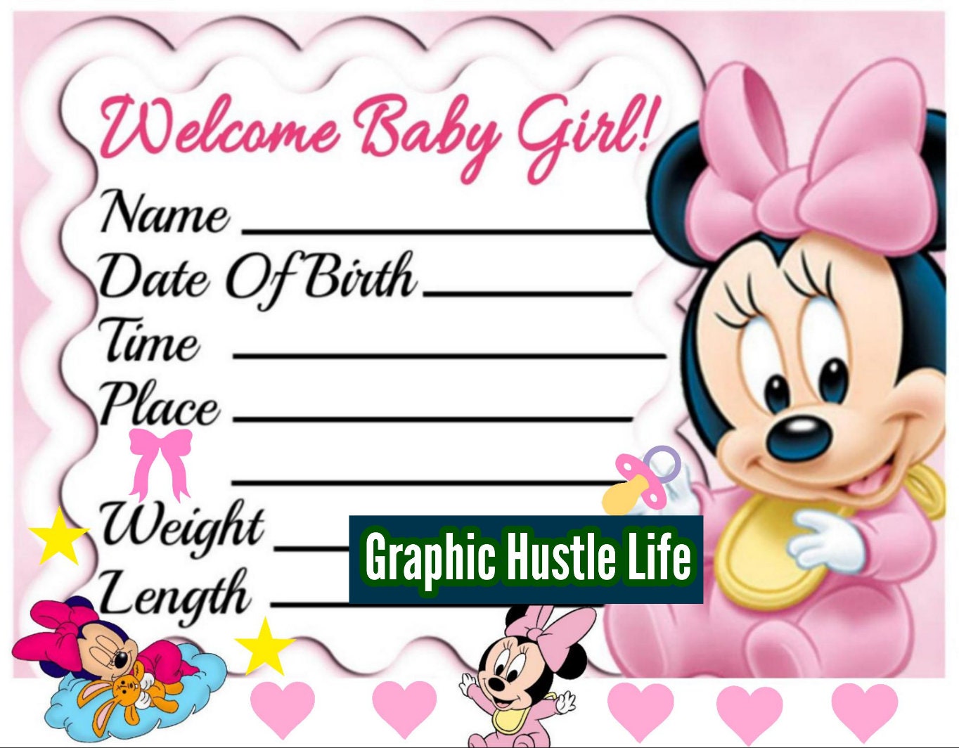 Baby Birth Stats Pillow Templates,png Bundle,birth Stats,template - Etsy