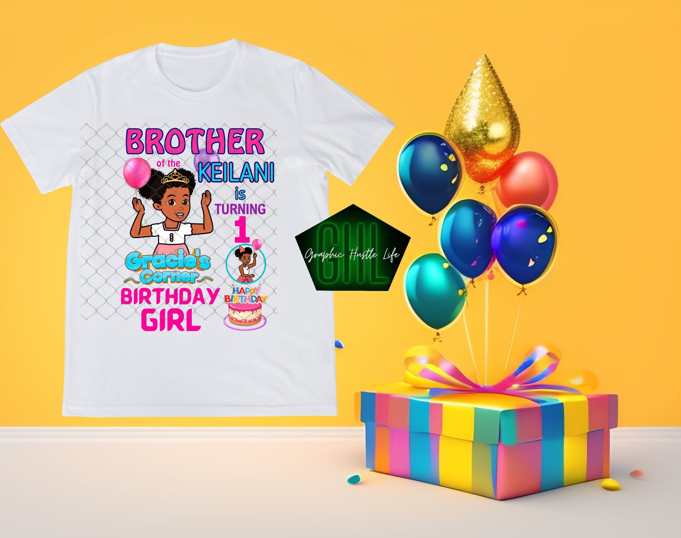 Baby Girl First Birthday Template, Sublimation, DTF Print, Girl First ...