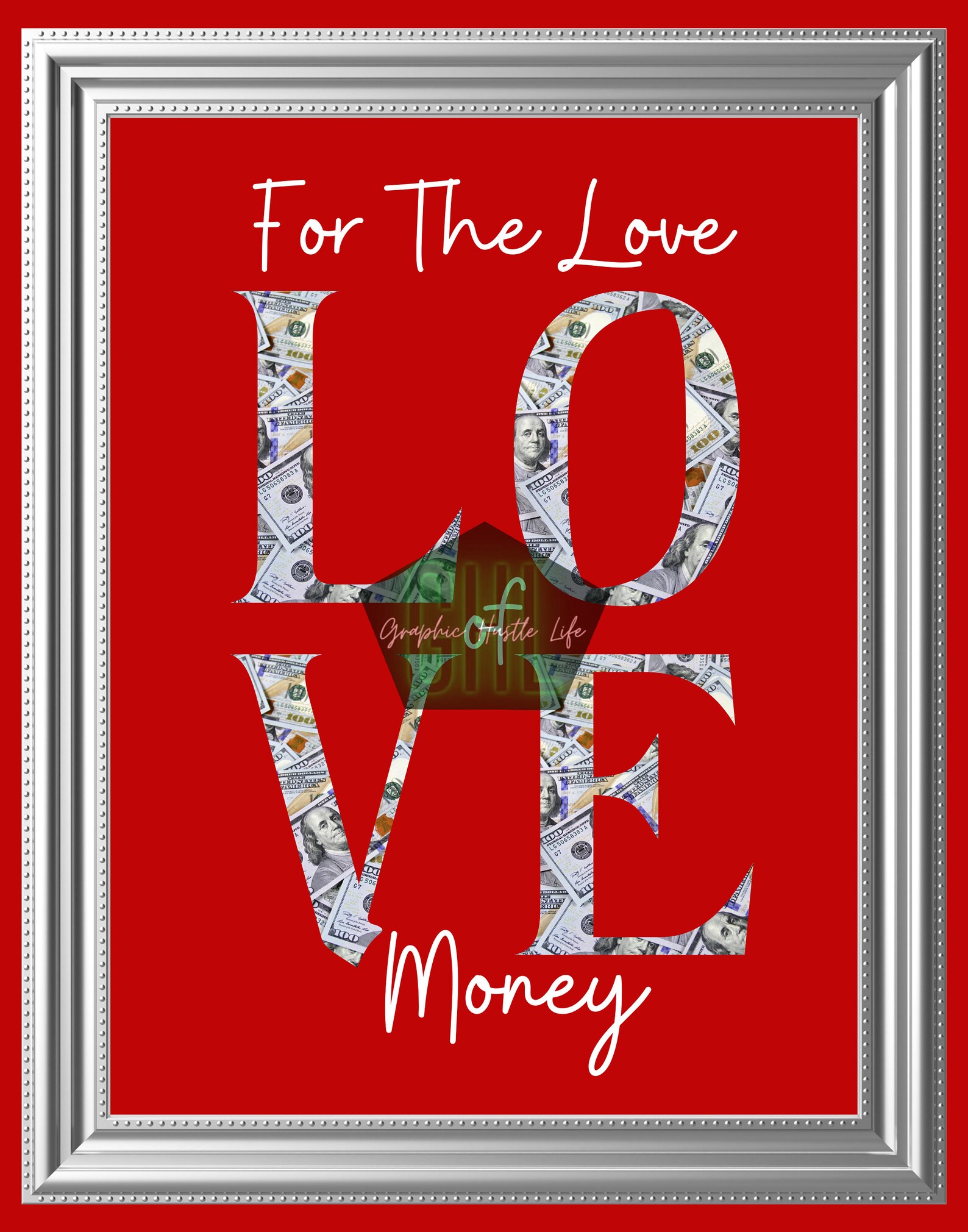 For the Love of Money Png, Money Wall Print, Office Prints,money Pattern, Love Money Png, Money ...