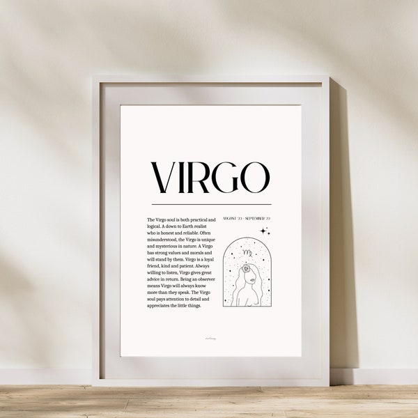Virgo Gift - Etsy