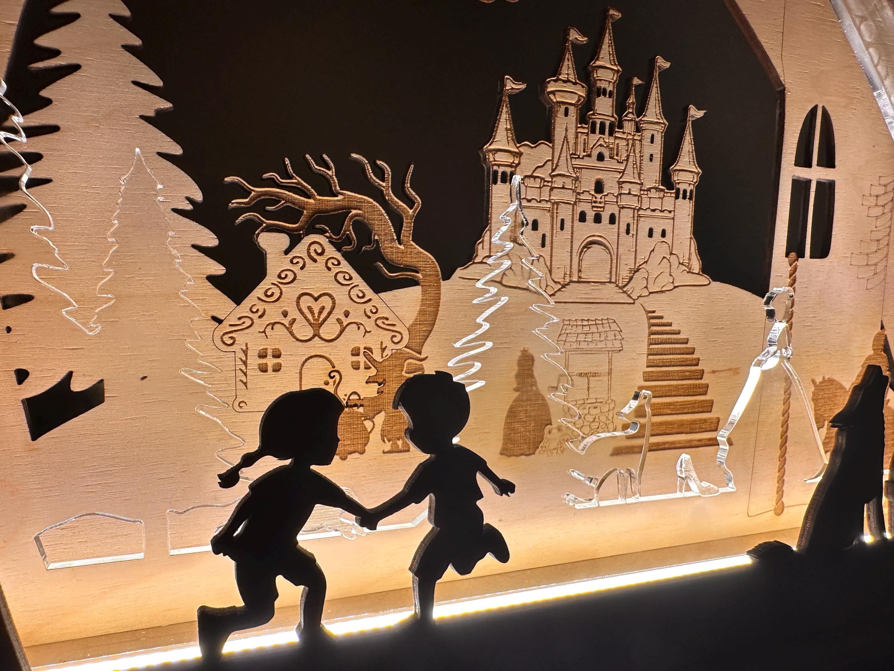 File for Laser Cutter Candle Arch "fairy Tale" 3-layer - Etsy