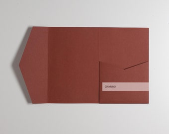 Terracotta Wedding Envelopes Pocket - Etsy