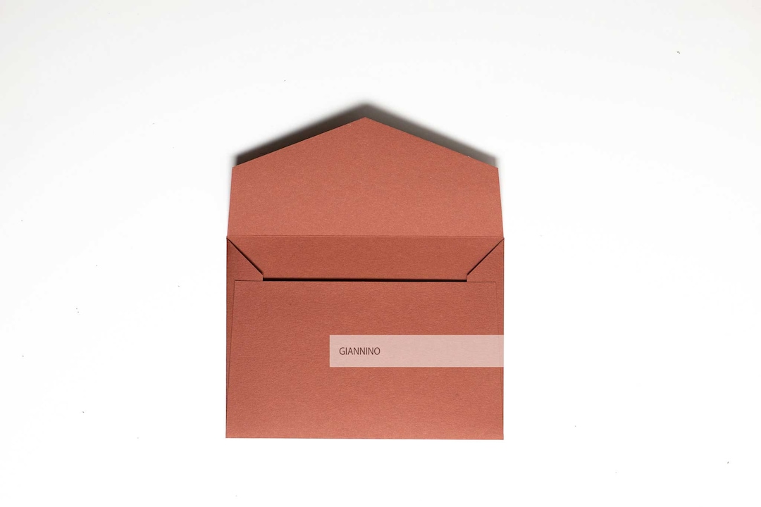 Invitation Envelope, Terracotta Color, 150 Gsm, 5x7 Envelope, Envelope ...