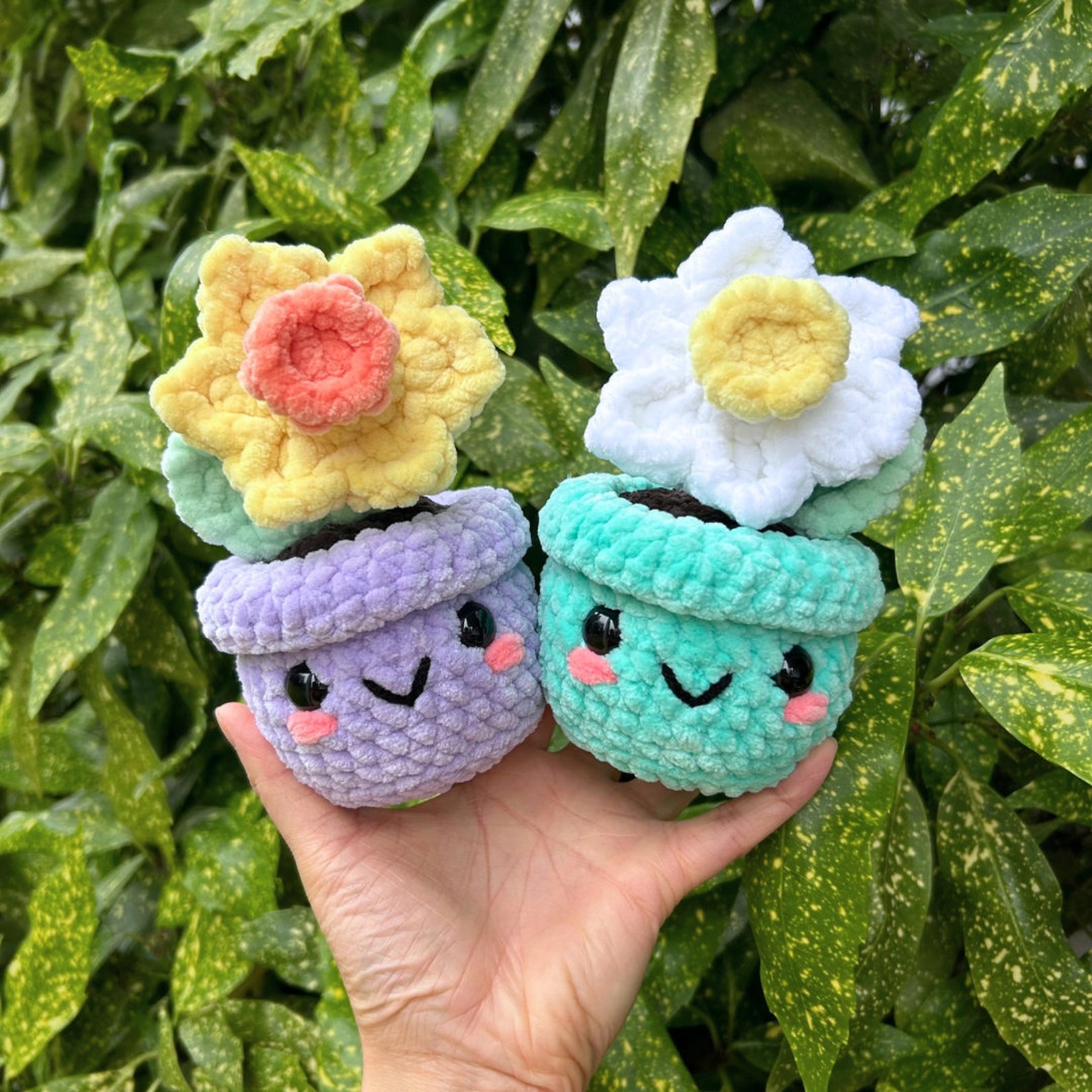 Mini Potted Daffodil PDF Crochet Pattern (crochet Daffodil, Amigurumi ...