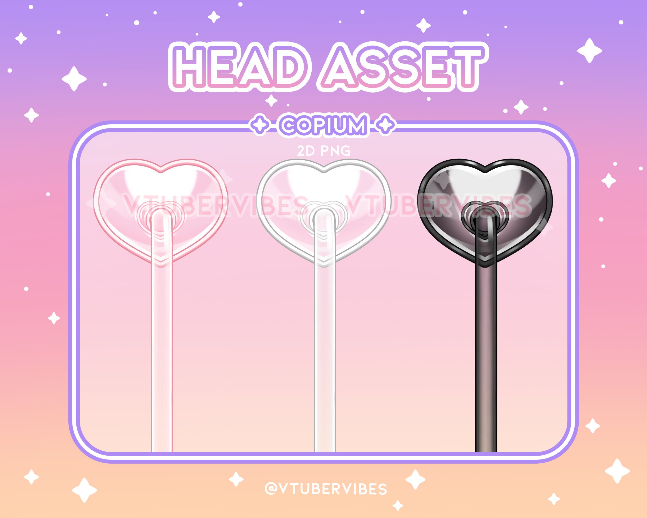 Copium Mask | Vtuber | Twitch | Youtube | Pink | Accessory | Prop ...