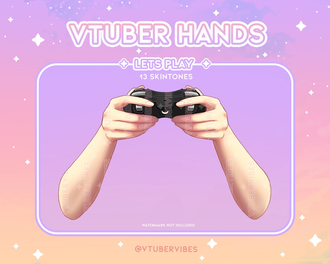 Lets Play - Hands | Vtuber | Twitch | Youtube | Controller | Prop ...