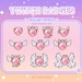 Fallen Divine WHITE Twitch Sub Badges | Set of 13 | Emotes | Icons ...