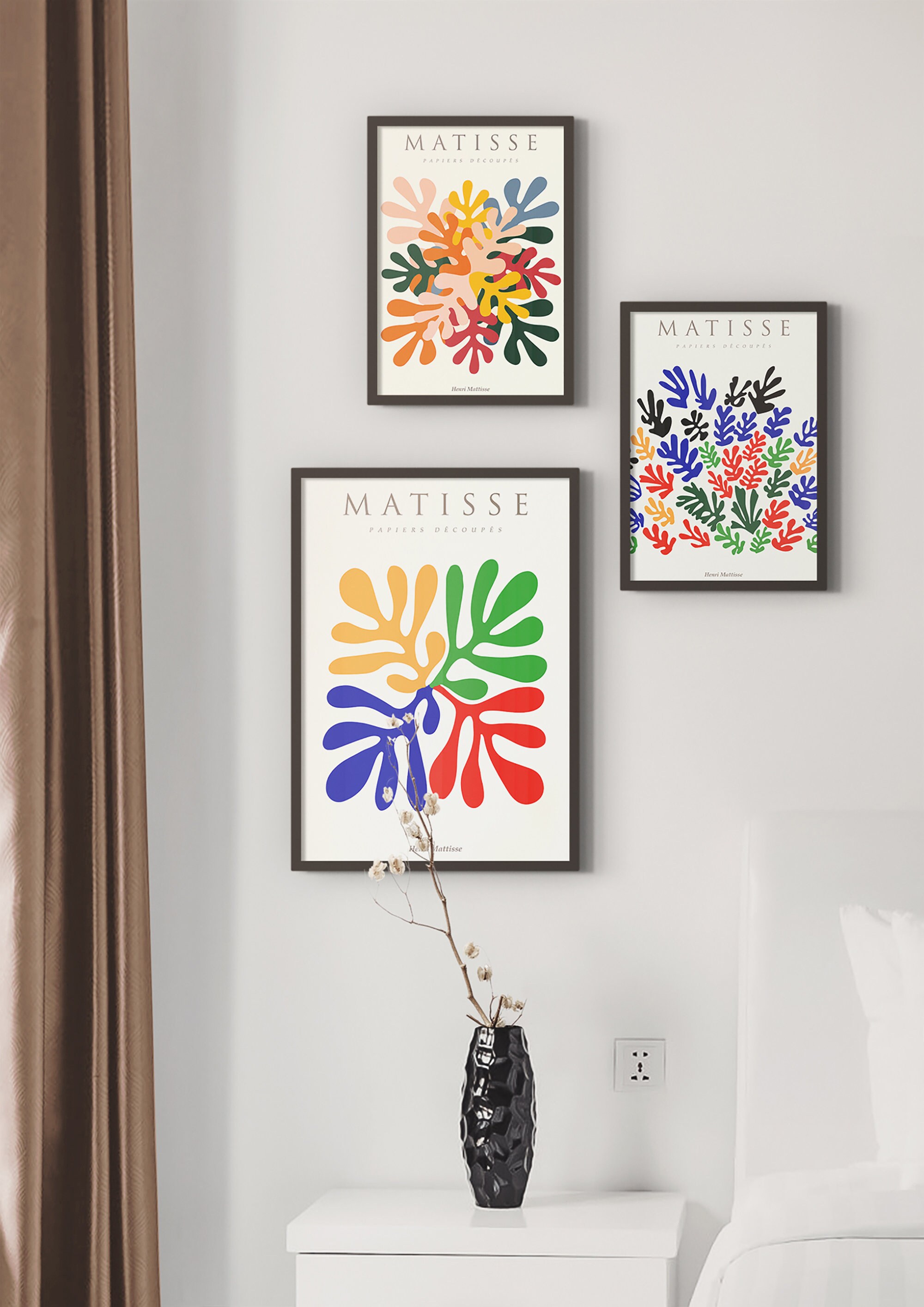 Set of 3 Henri Matisse Colorful Print Set of Matisse Wall Poster 3 ...