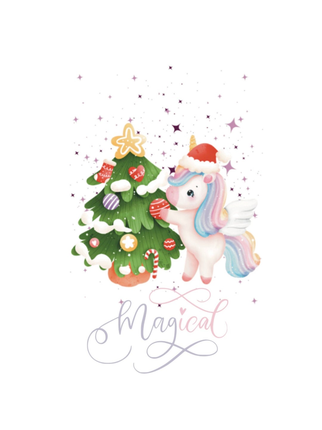 Printable Gift Tags Unicorns Nine Designs Christmas Tags Holiday Tags ...