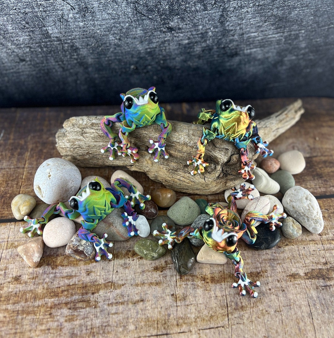 Vollbeweglicher Rosen Frosch | Fidget Toy | Anti-stress-spielzeug ...