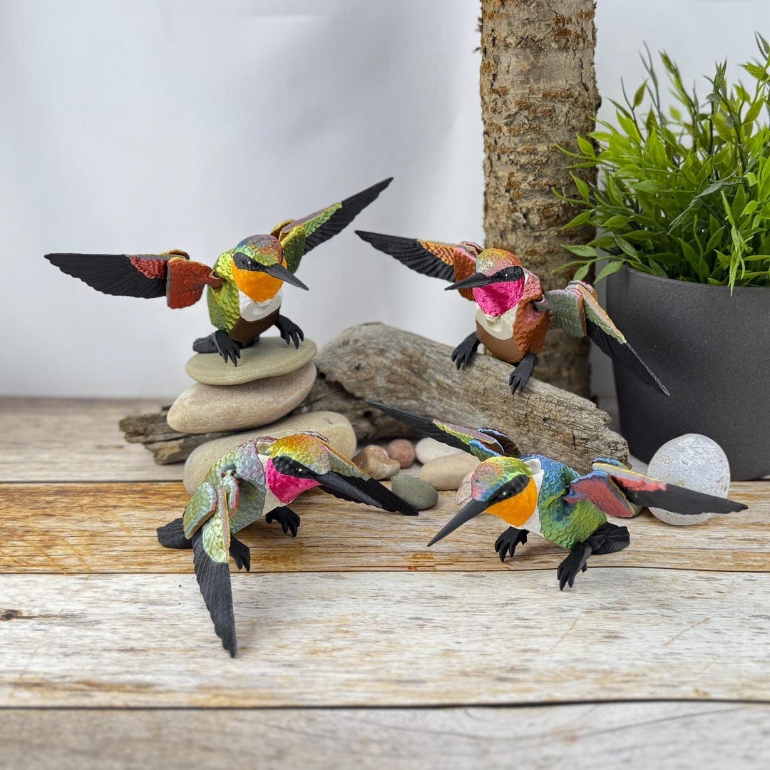 Articulated 3D Printed Hummingbird – Handmade Unique Nature Gift - Etsy UK