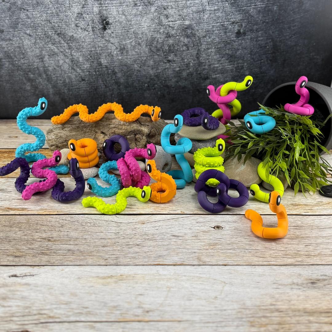 Fidget Wurm "noodler" | Fidget Toy | Fidget Wurm | Anti-stress ...