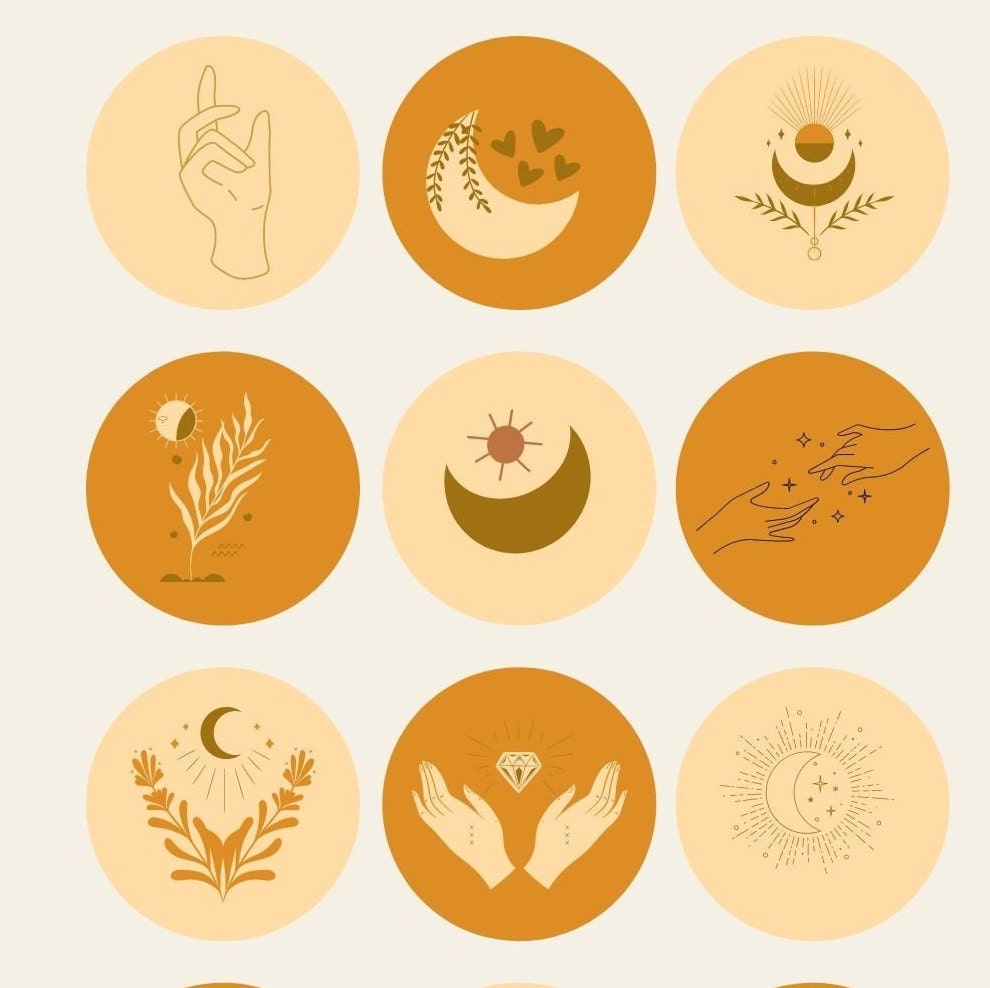 50 Boho Design Instagram Highlight Covers | Instagram Highlight Cover ...