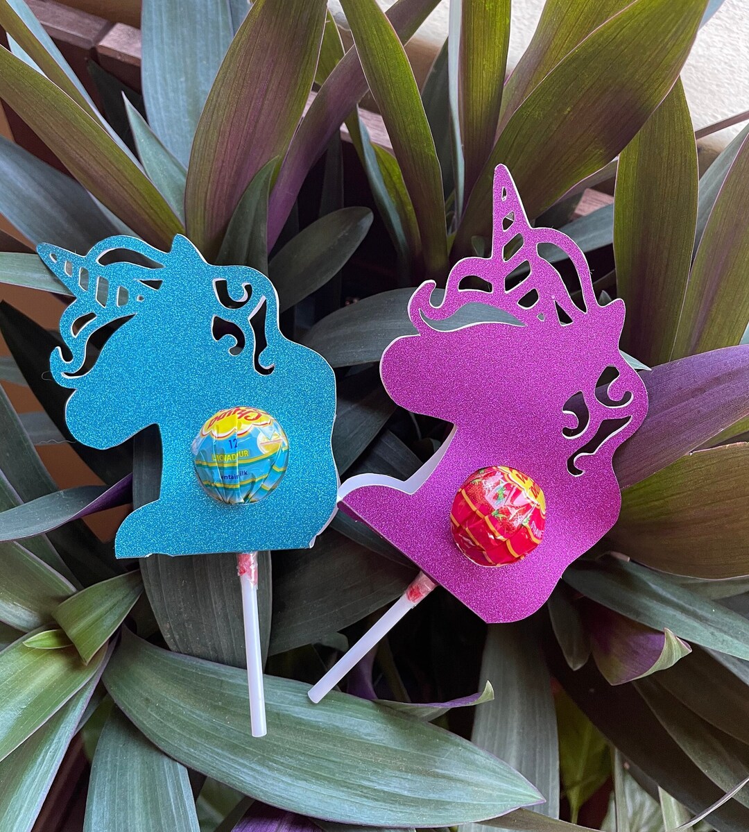 Unicorn Lollipop Holders L Lollipop Holder L Birthday Lollipop Holder L ...