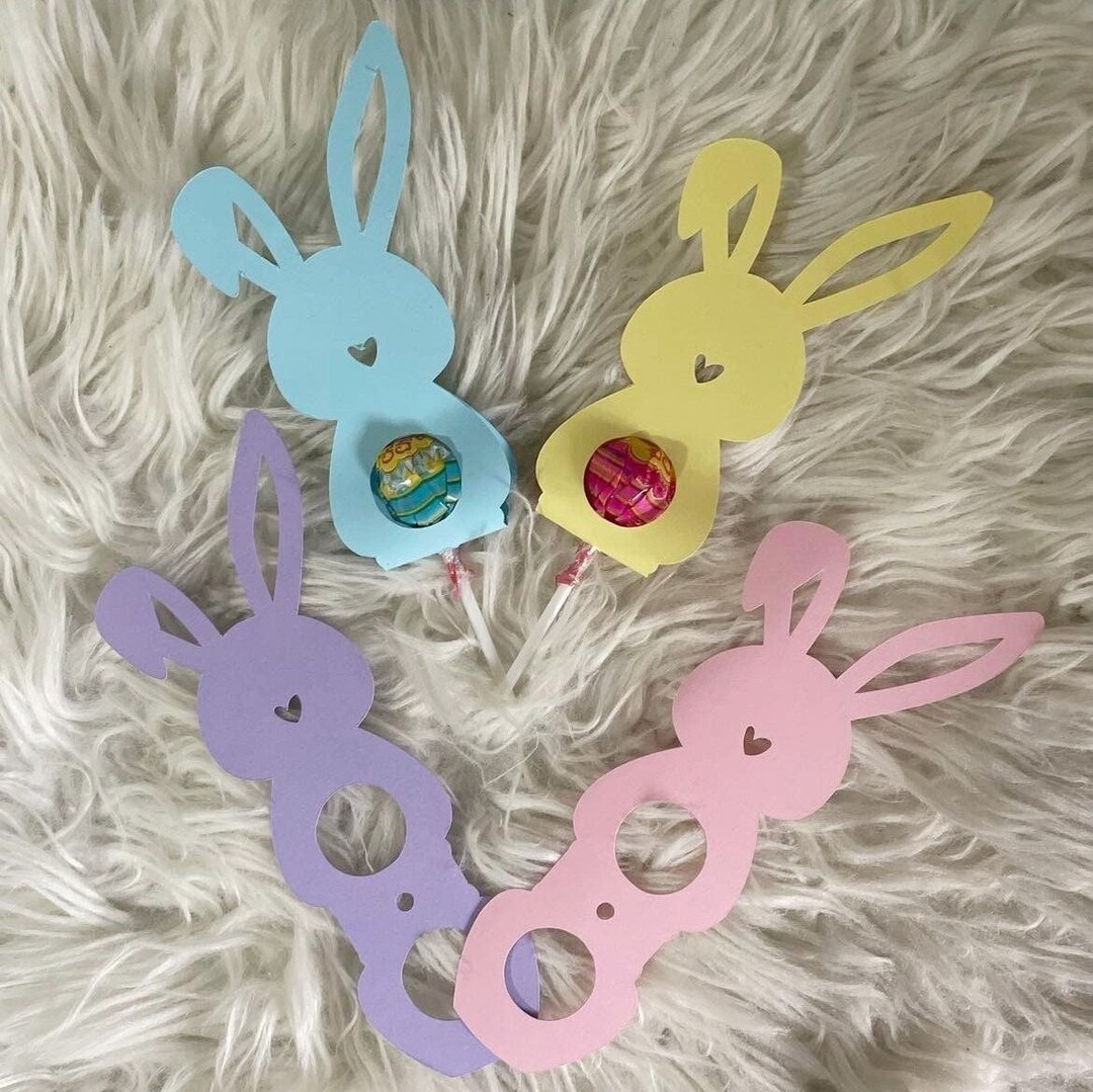 Easter Bunny Lollipop Holders L Lollipop Holder for Easter L Easter ...