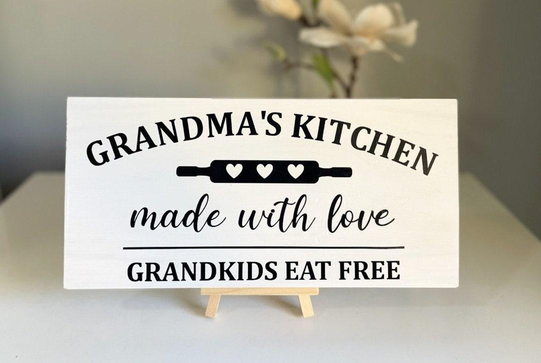 Personalised Kitchen Plaque L Kitchen Sign L Nanna's Kitchen L Mum's ...