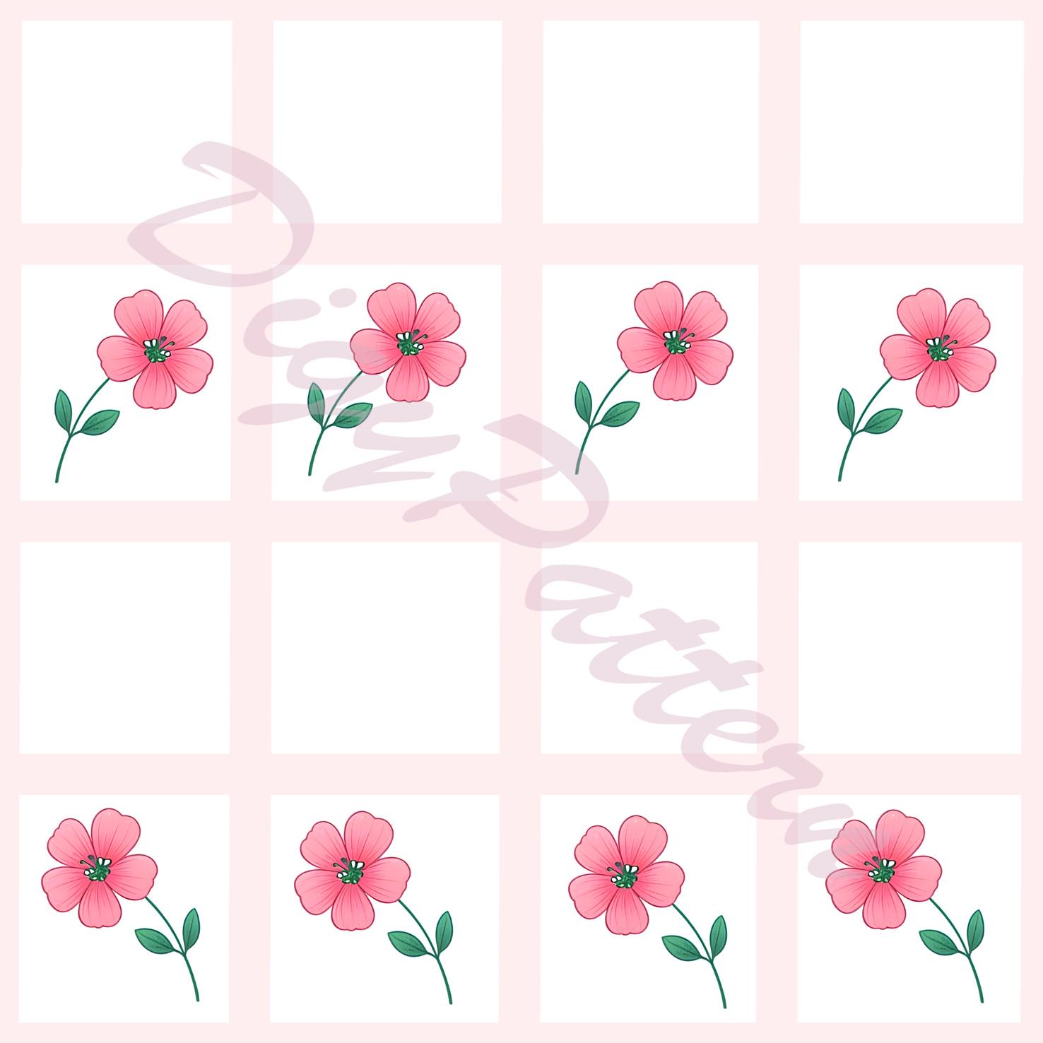 5 Summer Floral Seamless Patterns for Fabric, Seamless Pattern With ...