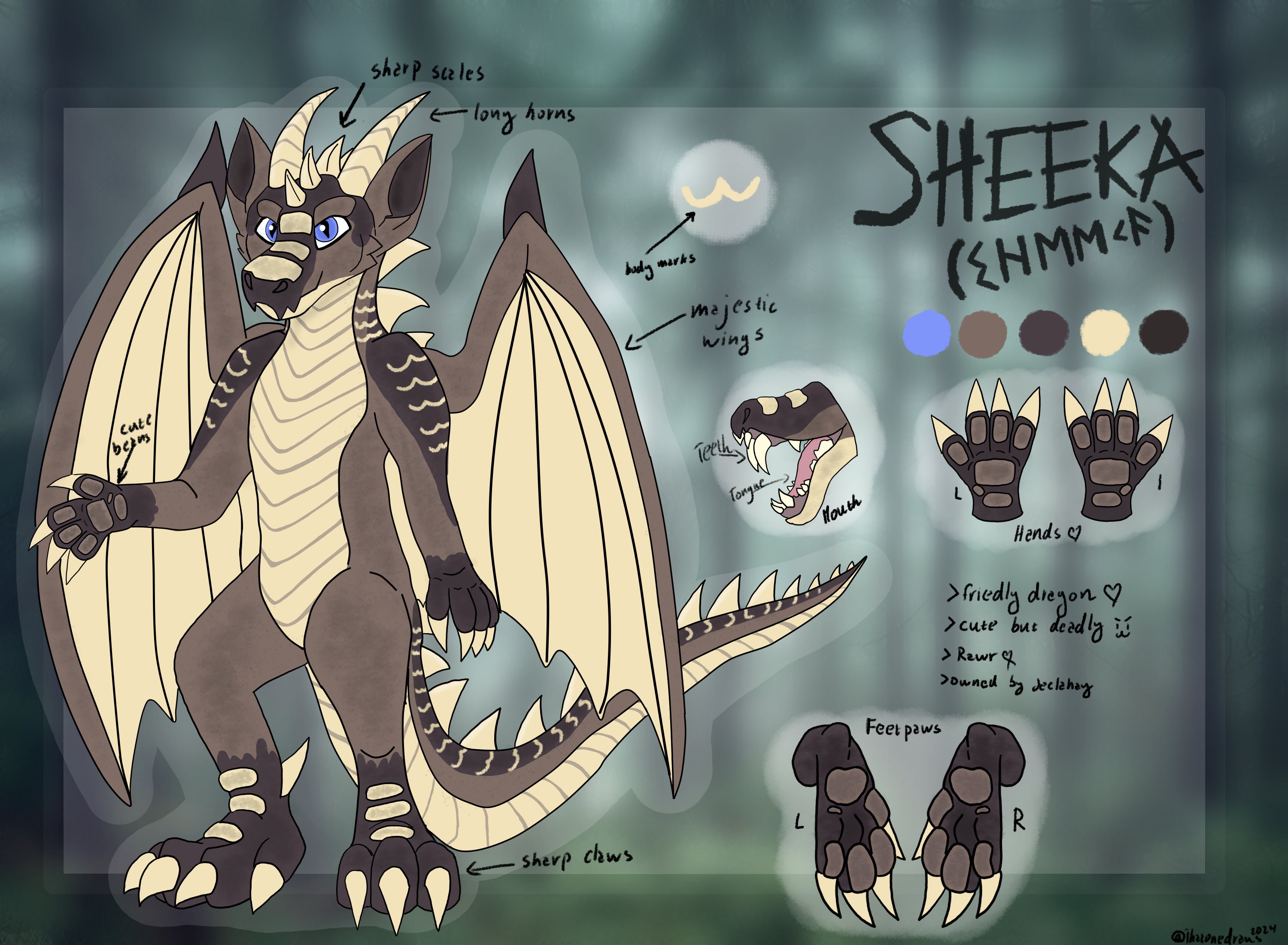 Furry Reference Sheet Commission (10 Slots) - Etsy