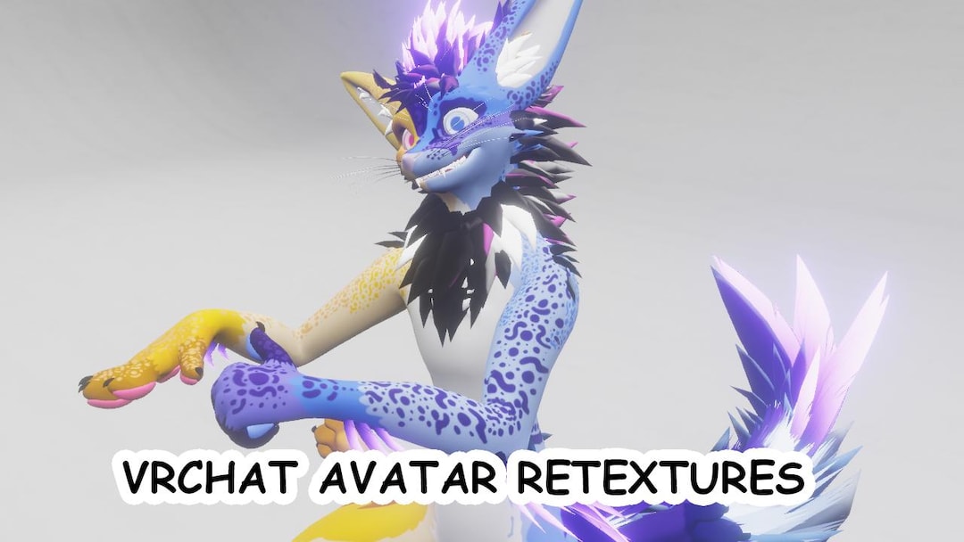 Vrchat Avatar Retexturing Commissions - Etsy