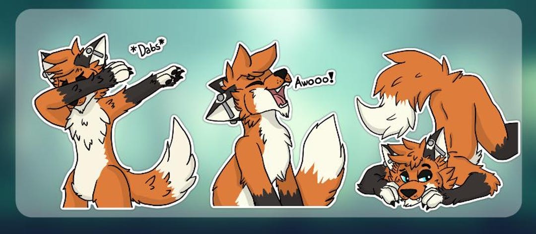 Furry Telegram Sticker Commission - Etsy