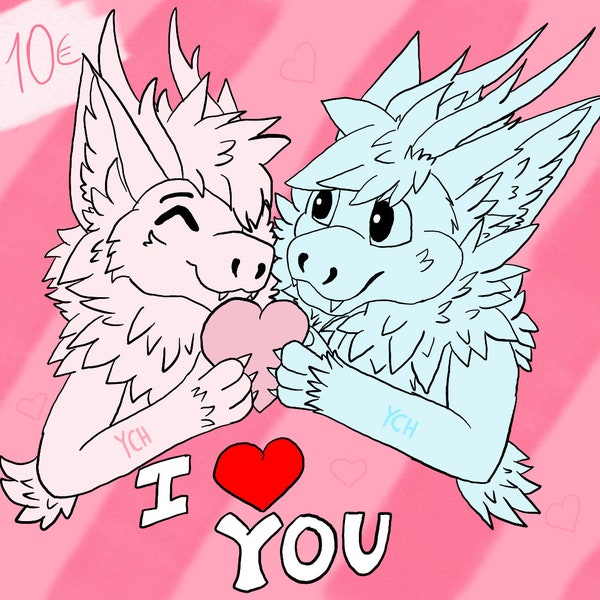Furry Couple Ych Etsy 