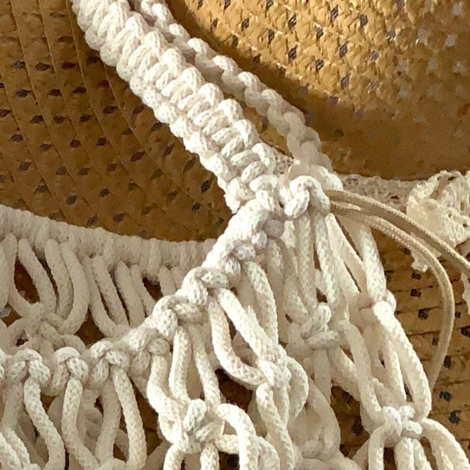 Boho Macrame Bag macrame Summer Bag macrame Drawstring Sac | Etsy