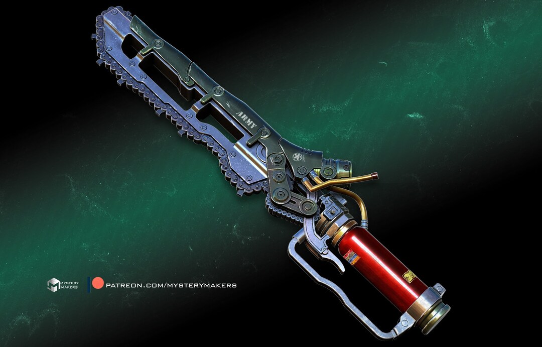 Fallout Ripper Fan Art - Etsy UK