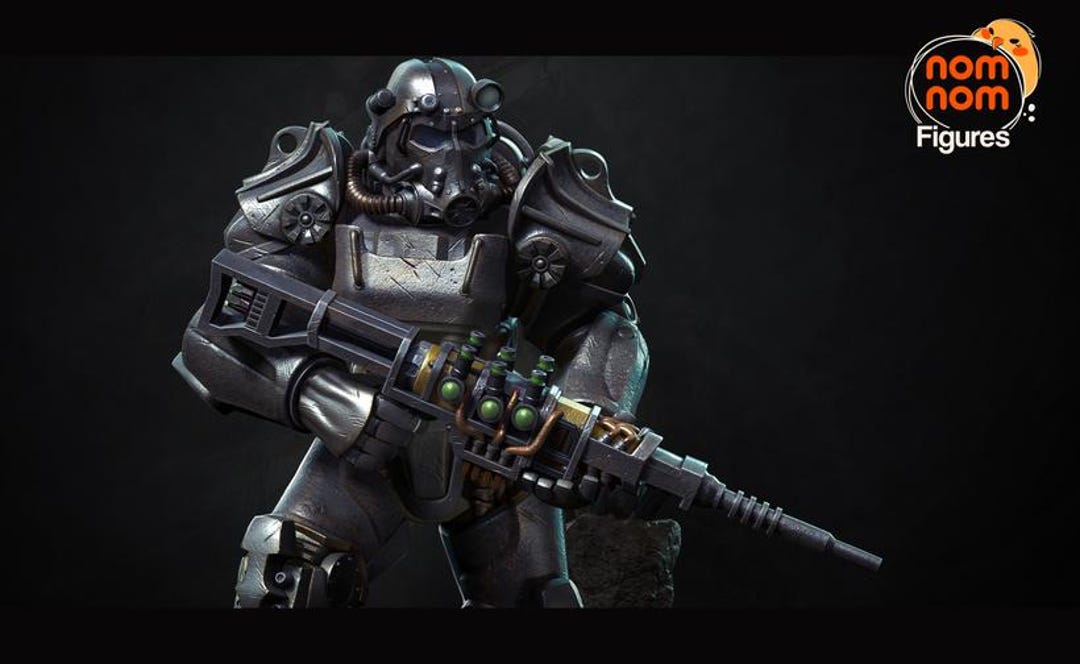 3d Resin Printed Power Armour Fan Art - Etsy