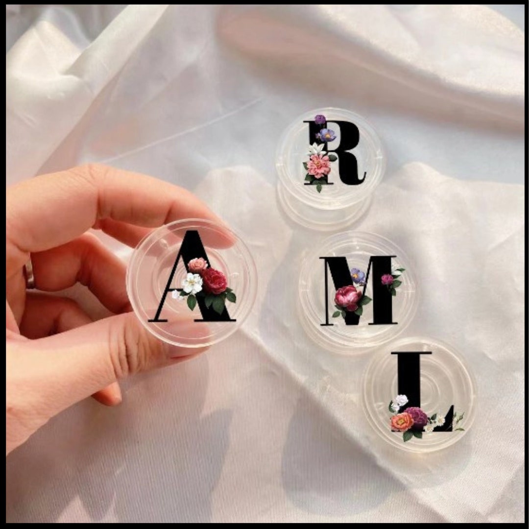Floral Alphabet Phone Grips A-Z Letter Flower Phone Holder - Etsy