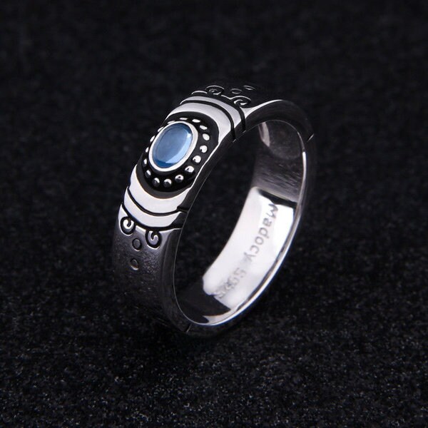 Anime Puella Magi Madoka Magica Akemi Stone Cosplay Silver Ring Anime ...
