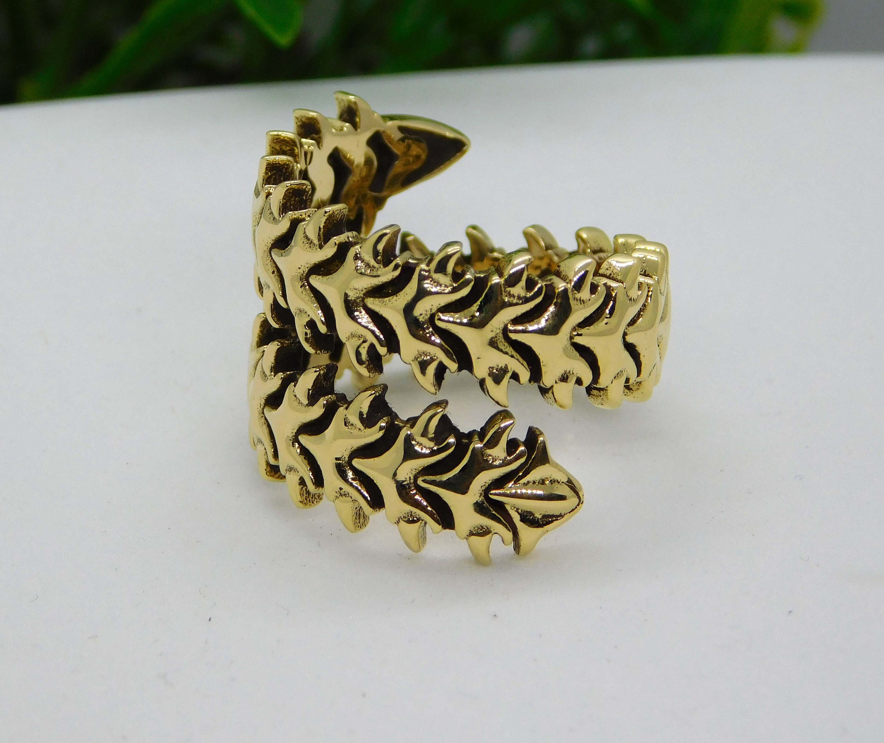 Gold Centipede Ringstatementringspiral Geometry Ringswirl Ringpromise ...