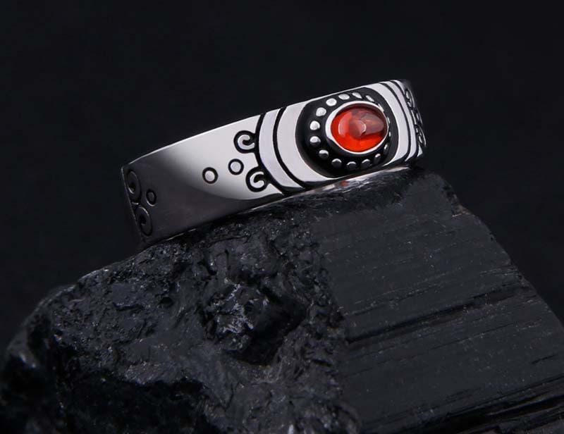 Anime Puella Magi Madoka Magica Akemi Stone Cosplay Silver Ring Anime ...