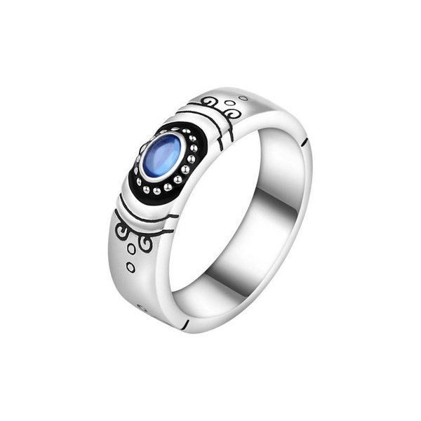 Anime Puella Magi Madoka Magica Akemi Stone Cosplay Silver Ring Anime ...